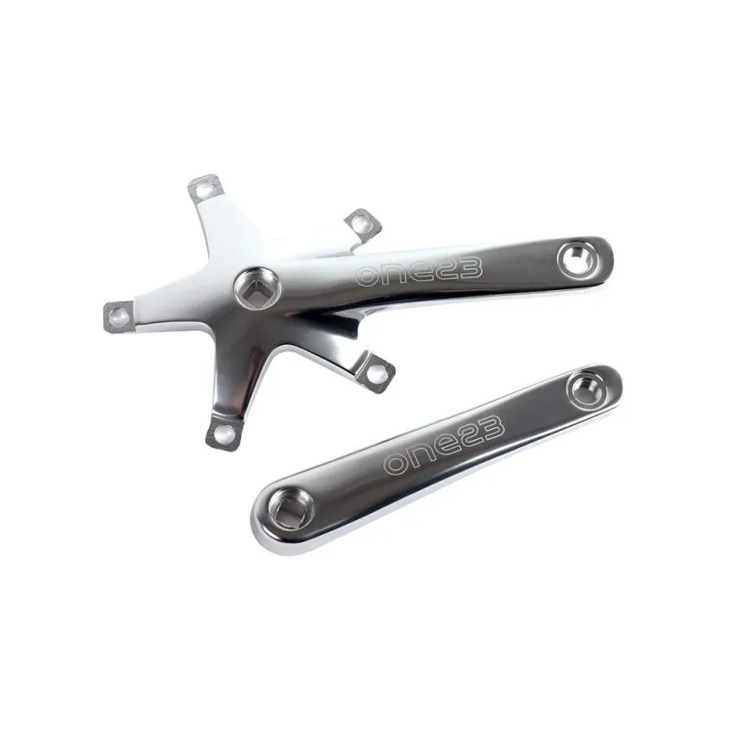 One23 Track Crankset - Silver - 175mm