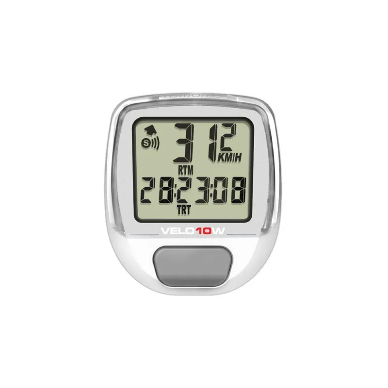 One23 Velo10 Cycle Computer - Silver