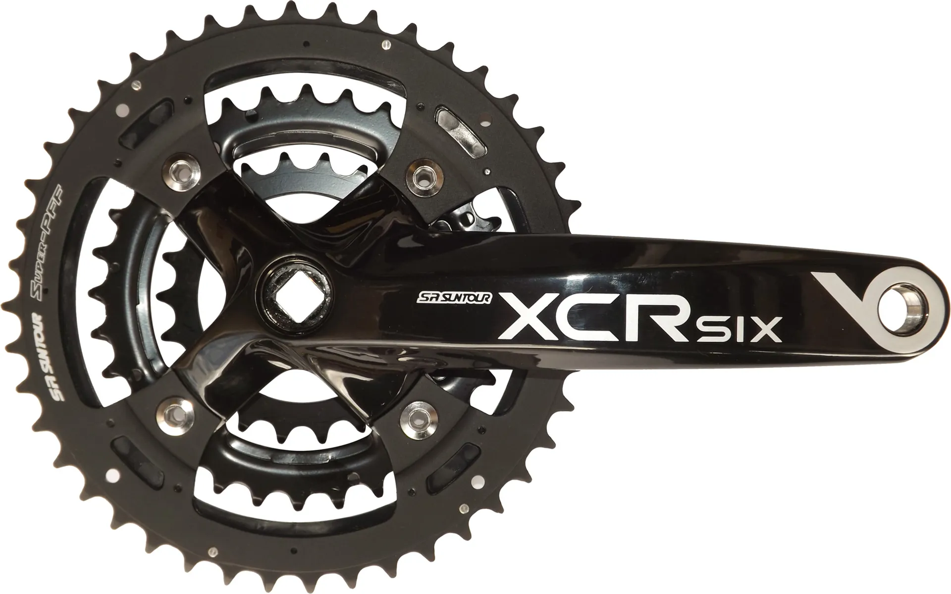 SR Suntour CW-XCR6-T424 22/32/44T Chainset