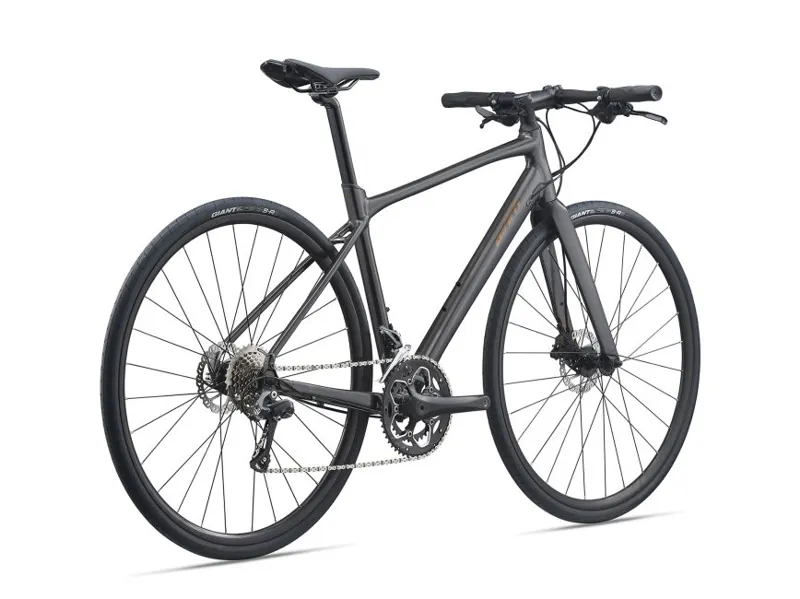 Giant FastRoad SL 3 2021 Flat Bar Road Bike - Metallic Black/Chrome