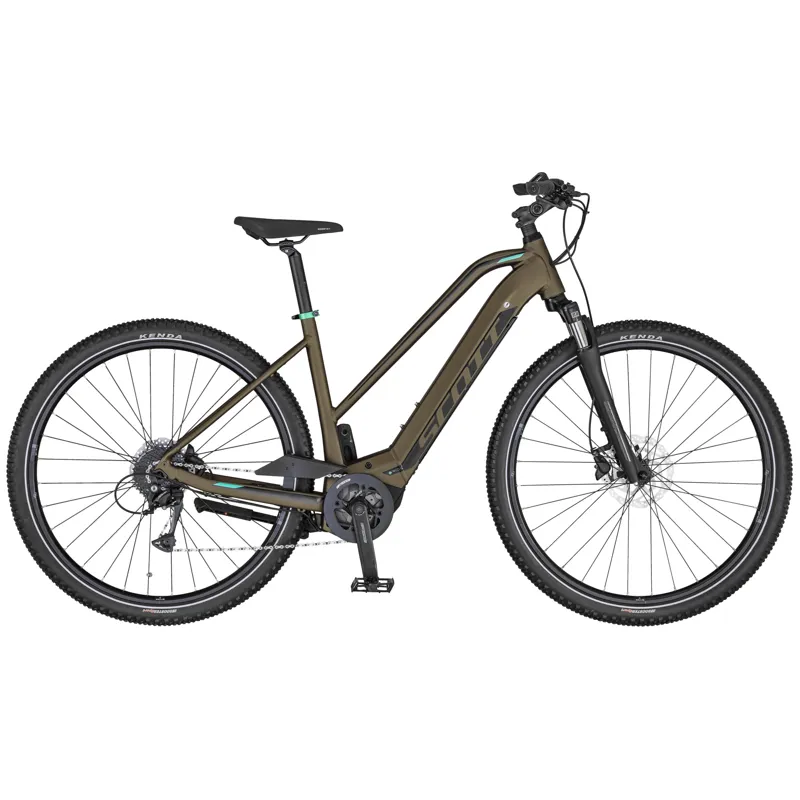 Scott Sub Cross eRIDE 20 Womens 2020 Electric Urban Bike Olive