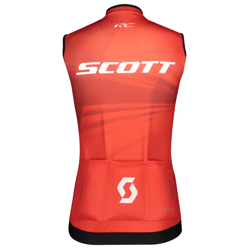 Scott RC Pro Sleeveless Jersey - Fiery Red/White