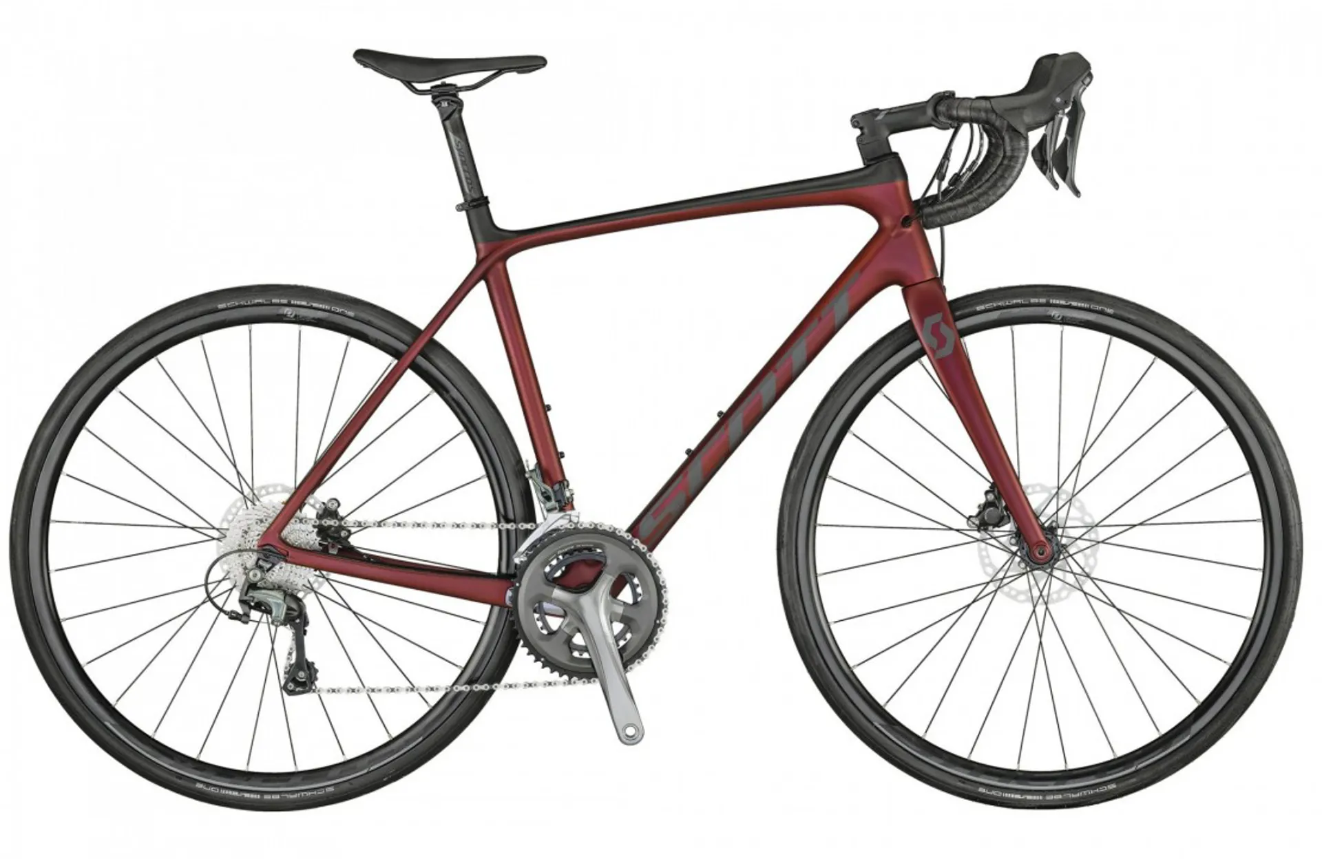 Scott Addict 30 Disc 2021 Road Bike - Red/Black