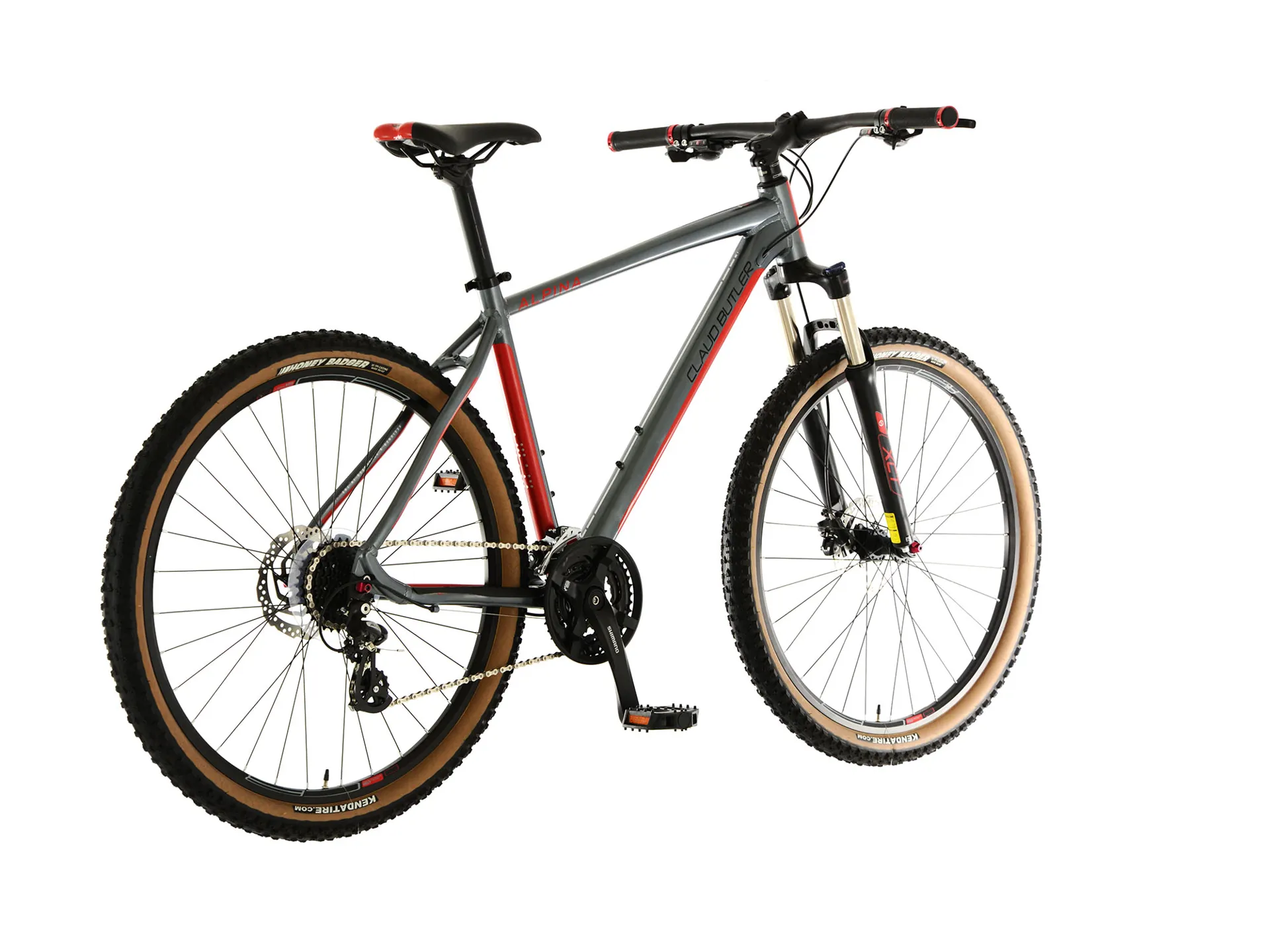Claud Butler Alpina 27.5 inch 2019 Hardtail MTB - Grey/Red