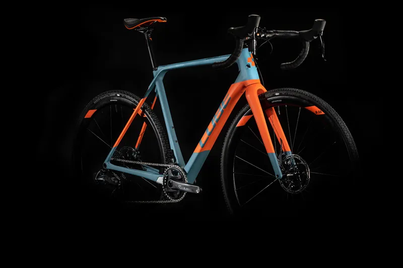 Cube Cross Race C 62 SLT 2020 Cyclocross Bike Bluegrey Orange