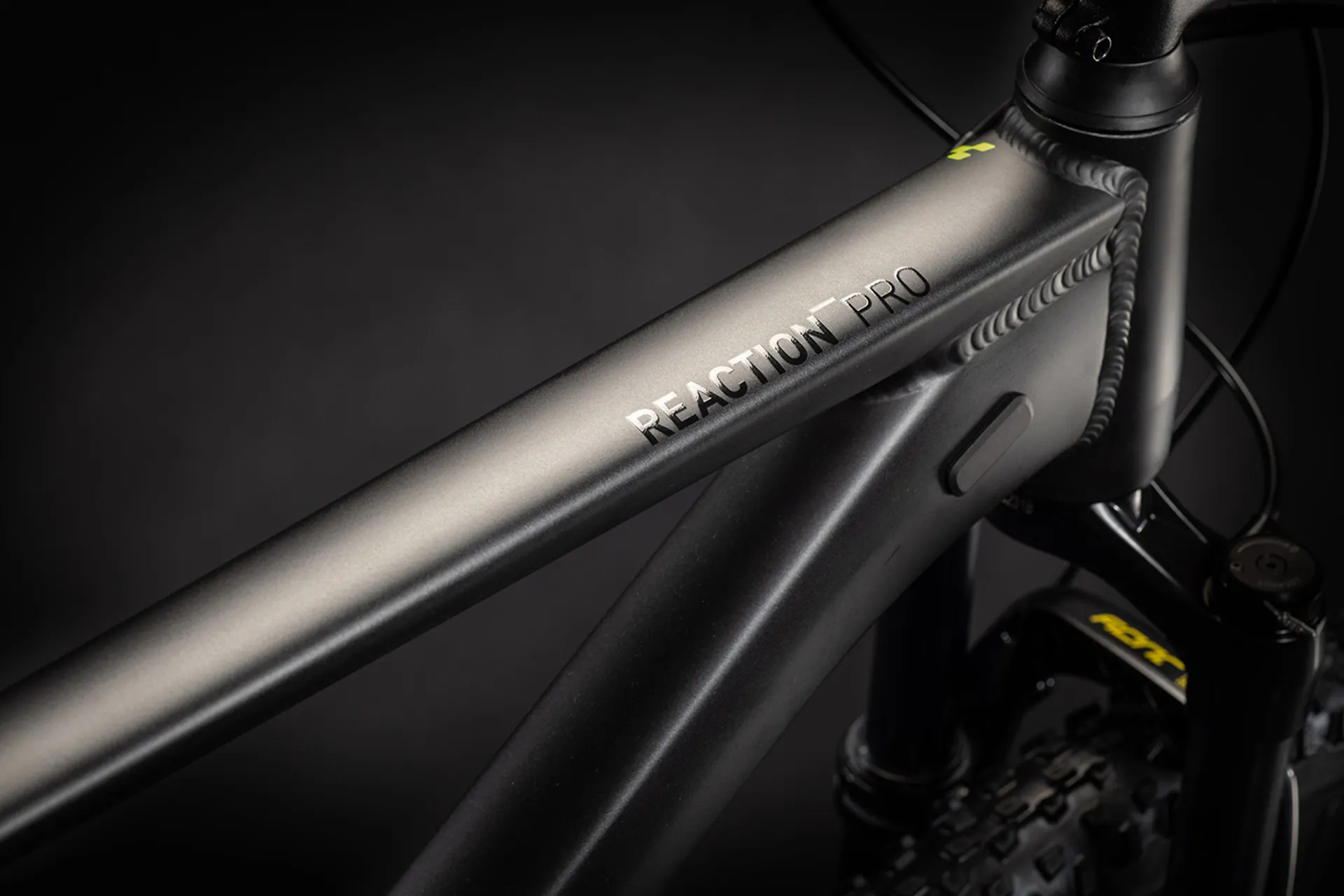 Cube Reaction Pro 29er 2021 Hardtail Mountain Bike - Grey/Yellow
