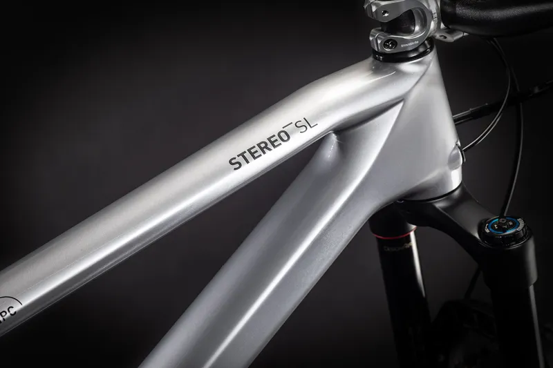 Cube Stereo 140 HPC SL 27.5 2021 Full Suspension MTB - Silver/Black