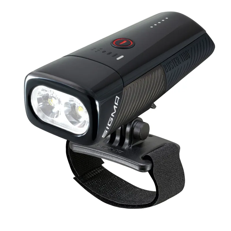 Sigma Buster 1100 USB Headlight w Helmet Mount