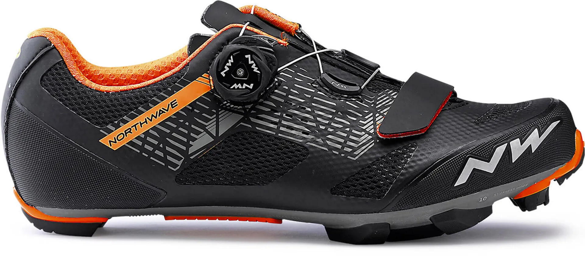 Northwave Razer MTB Shoes - Black/Forest/Orange