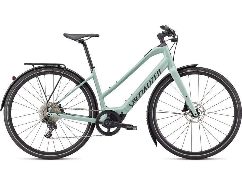 Specialized Turbo Vado SL 4.0 Step Through EQ 2024 Electric Hybrid Bike White Sage