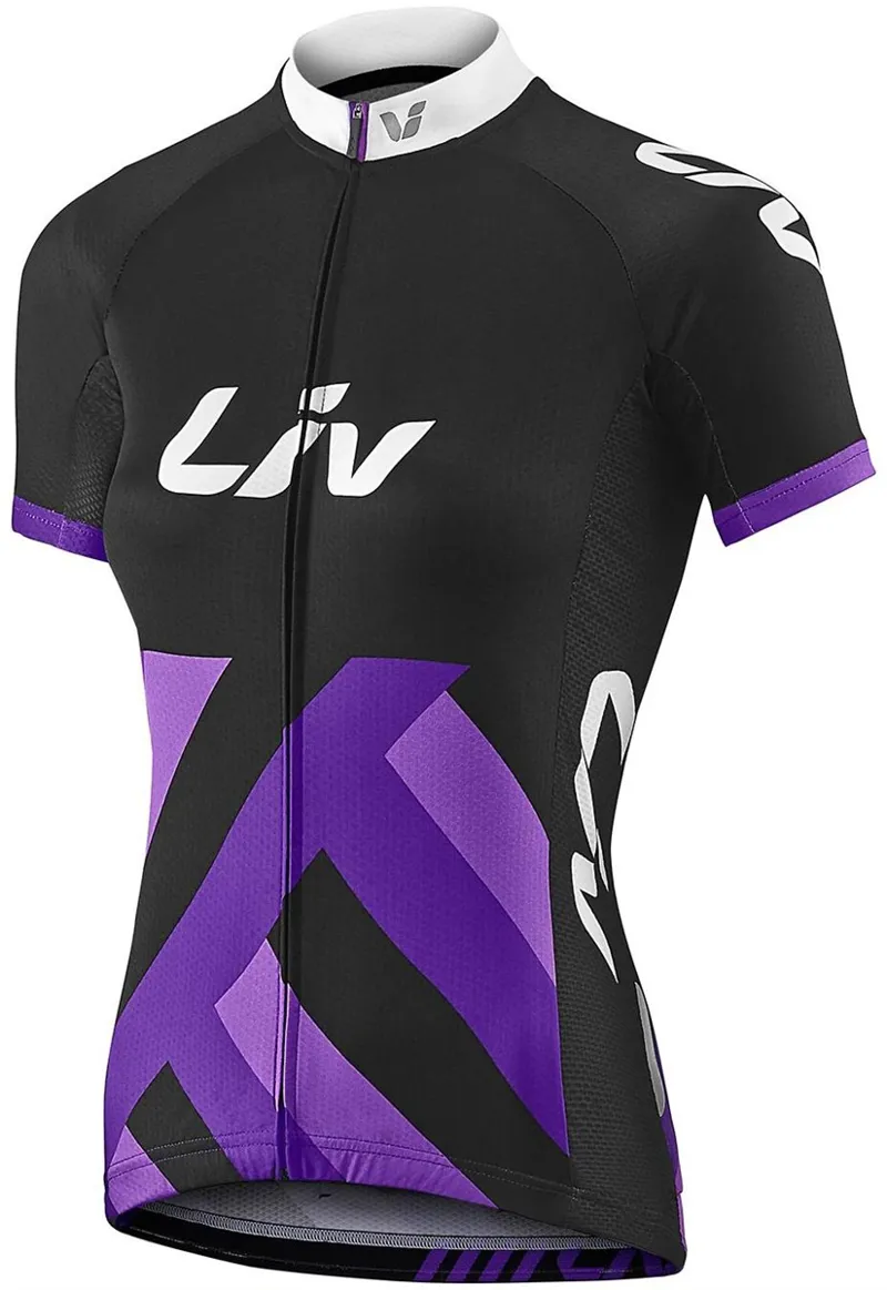 Liv Race Day Womens Short Sleeve Jersey - Black