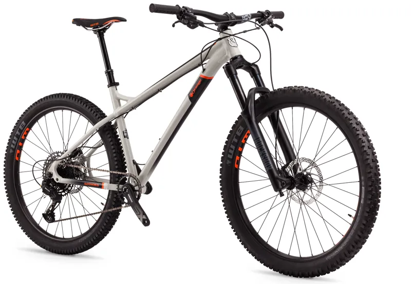 Orange Clockwork Evo S 27.5 2021 Hardtail Mountain Bike - Smoke White