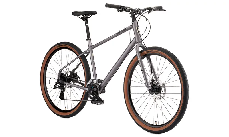 Kona Dew 2022 Hybrid Bike - Satin Asphalt Grey