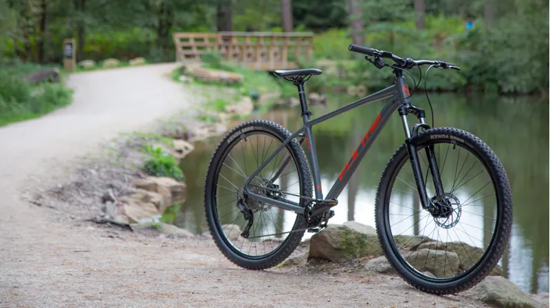 Forme Curbar 1 2022 Hardtail Mountain Bike - Grey/Orange