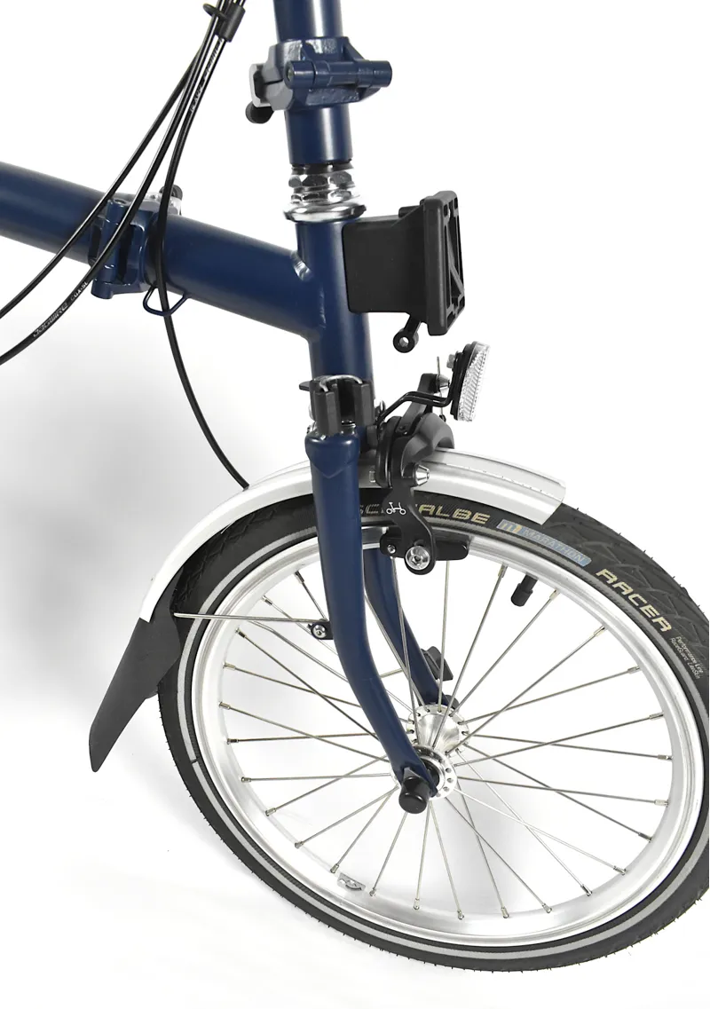 Nearly New 2020 Brompton H3L Folding Bike Tempest Blue