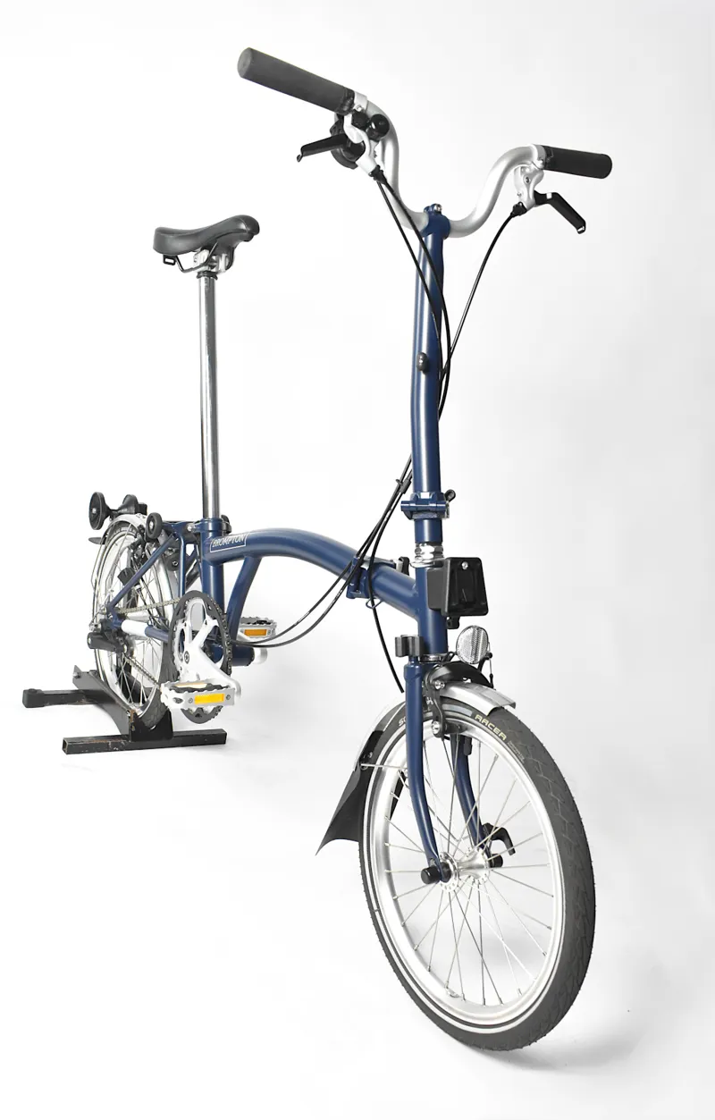 Nearly New 2020 Brompton H3L Folding Bike Tempest Blue