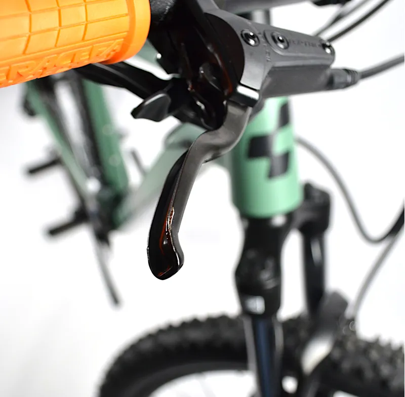 Nearly New 2022 Cube Aim Pro 29er Hardtail Mountain Bike Large Olive/Orange