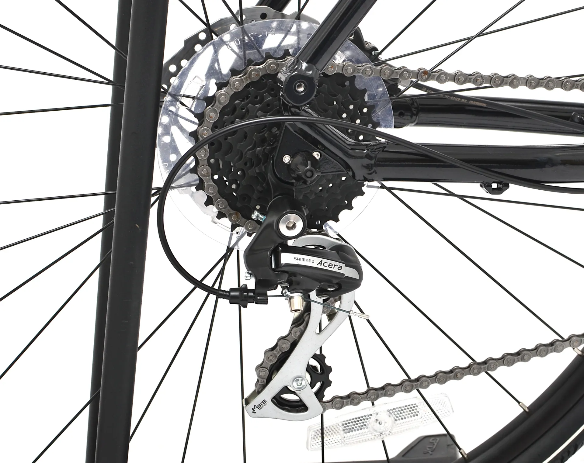 Ex Demo Merida Crossway 20D Hybrid Bike 55 cm Black