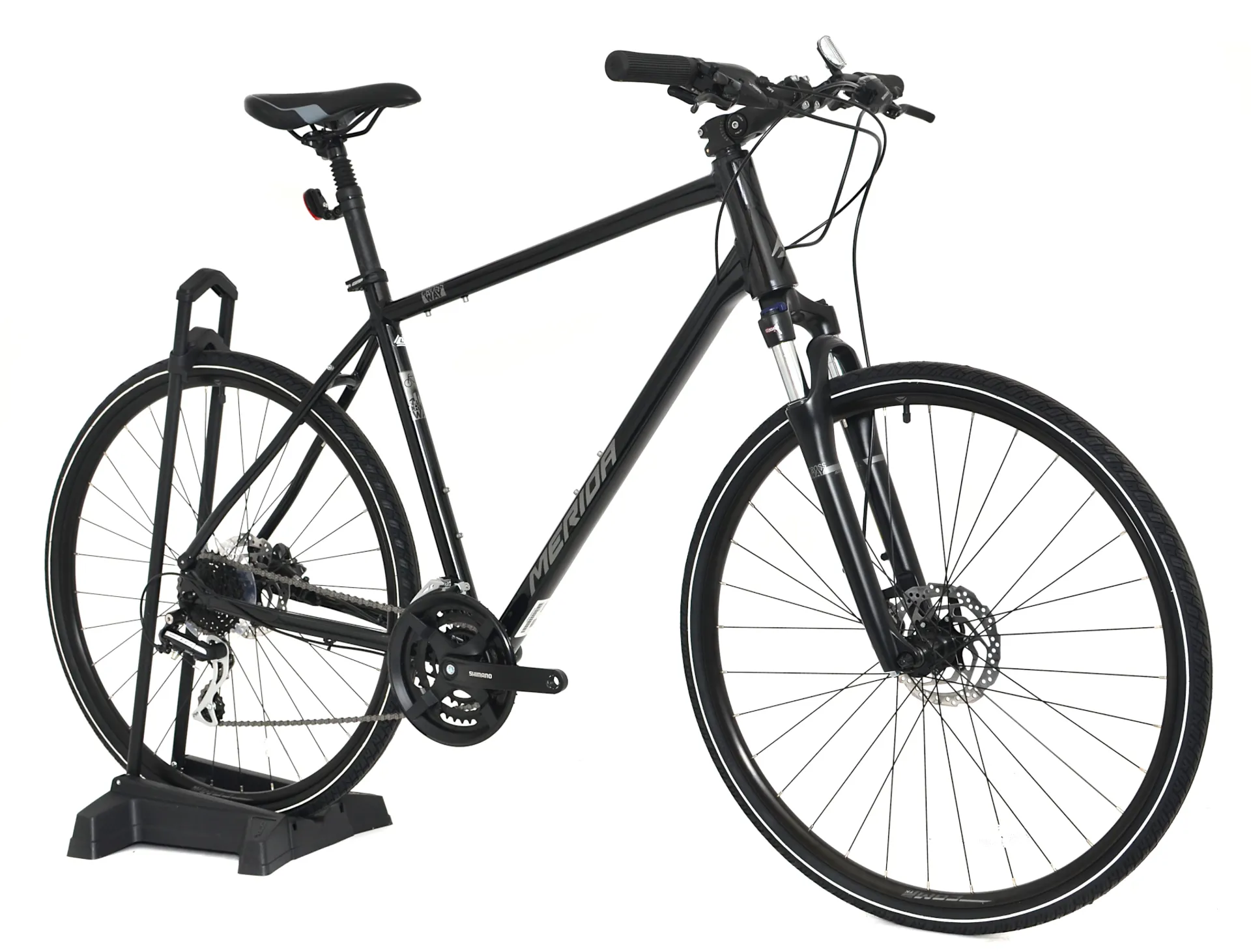 Ex Demo Merida Crossway 20D Hybrid Bike 55 cm Black
