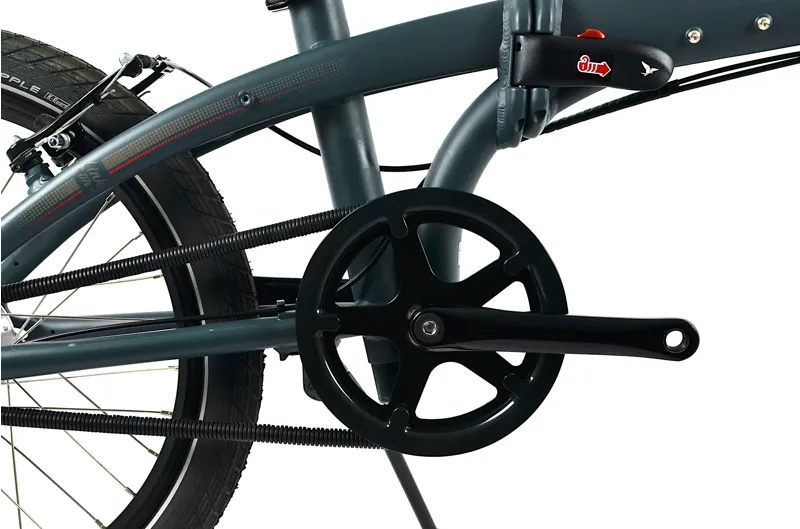 Ex Demo Tern Link D7I 20w Folding Bike - Shale/Grey/Red