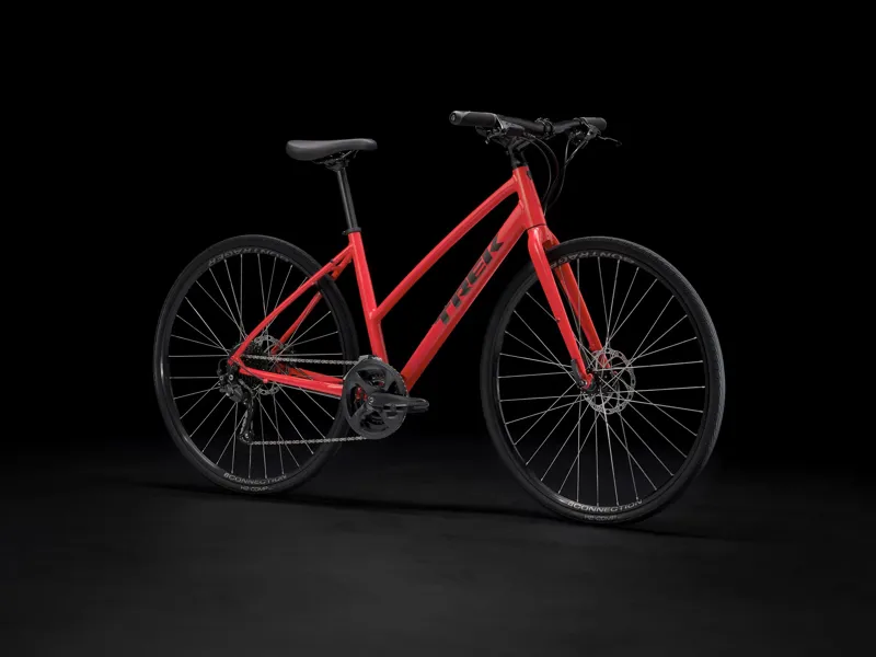 Trek FX 2 Disc Stagger Women s Hybrid Bike Viper Red