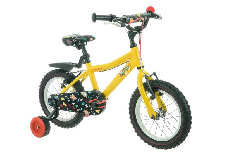 Raleigh Atom 14w 2019 Kids Bike - Yellow