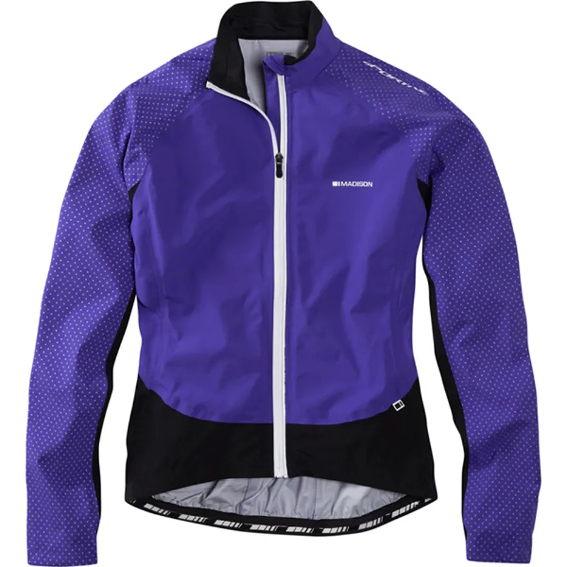 Madison Sportive Hi-Viz Womens Waterproof Jacket - Purple