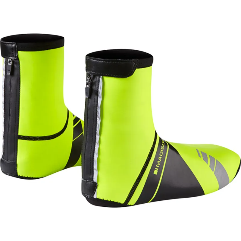 Madison Shield Neoprene Closed Sole Overshoes - Hi Viz Yellow
