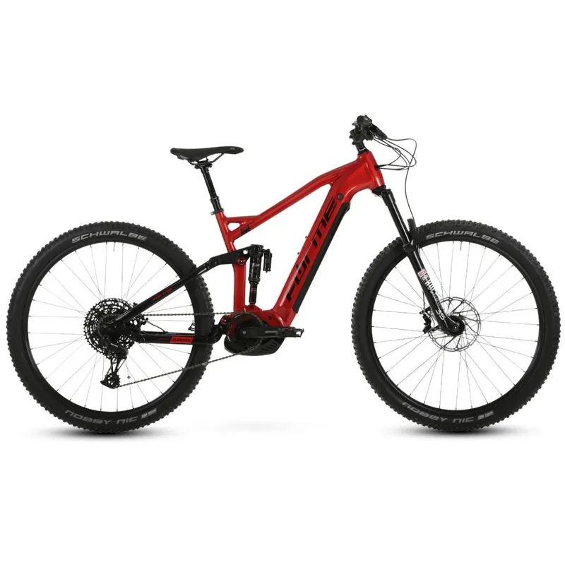 Forme Black Rocks FSE 29er 2022 Electric Mountain Bike - Red/Black
