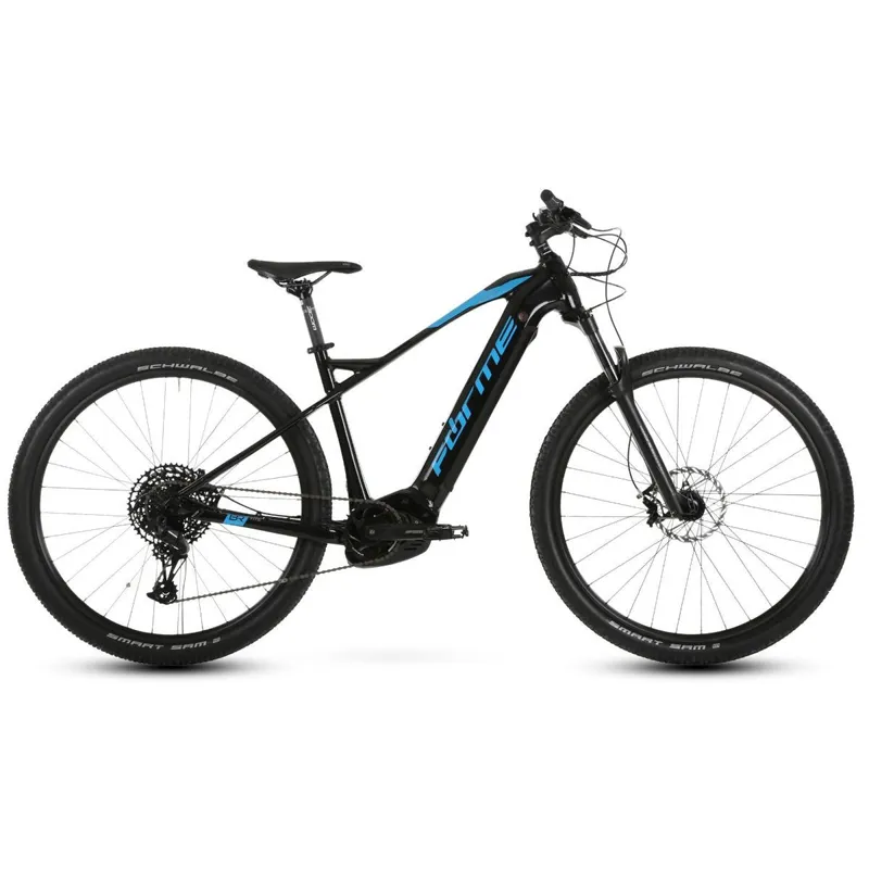 Forme Black Rocks HTE 29er 2021 Electric Mountain Bike - Black/Blue