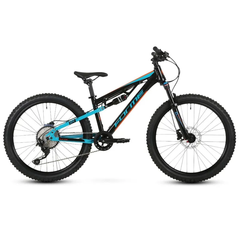 Forme Black Rocks Junior 24w 2021 Kids Mountain Bike - Black/Blue