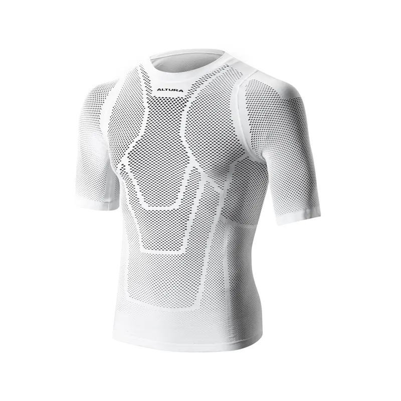 Altura Dry Mesh Short Sleeve Base Layer - White