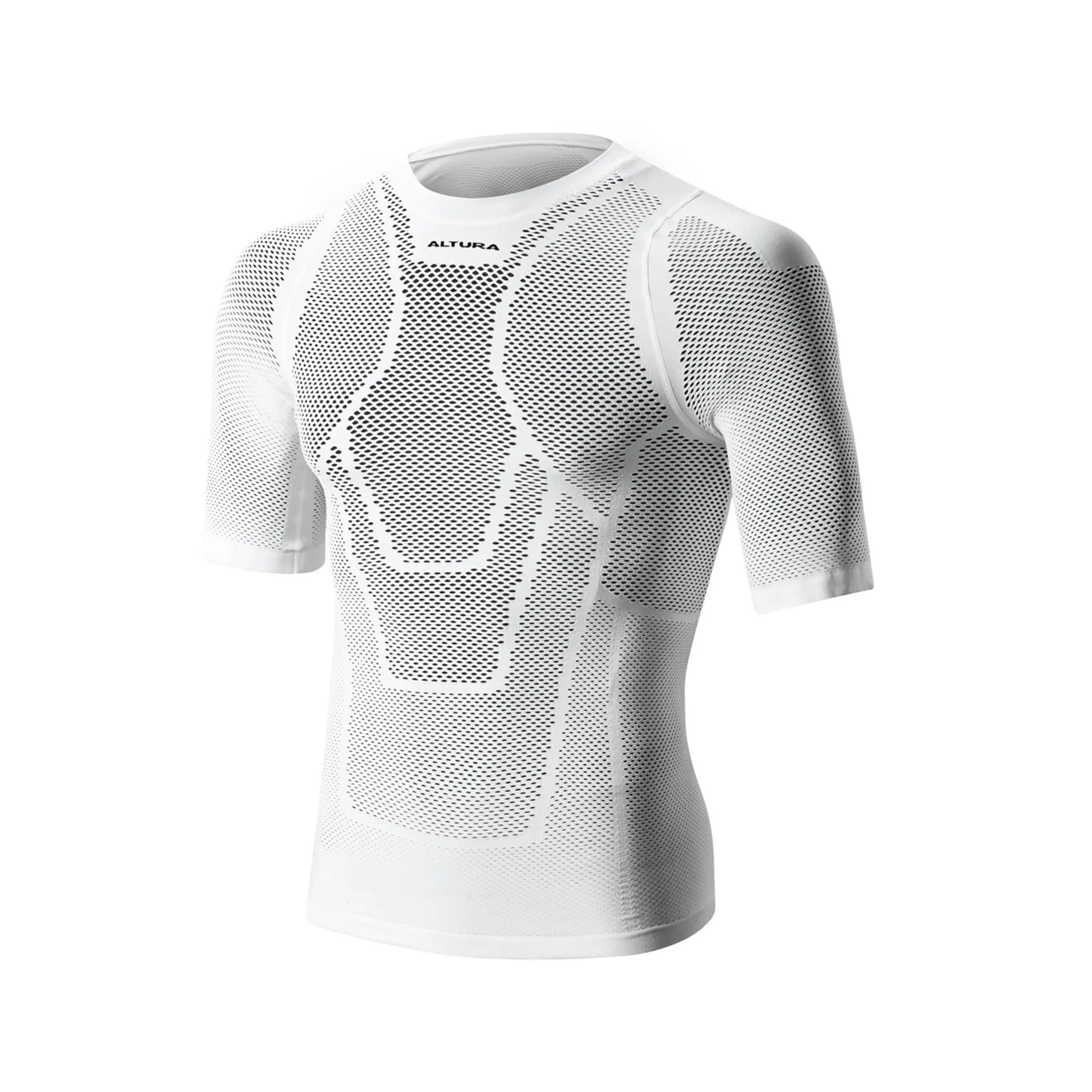 Altura Dry Mesh Short Sleeve Base Layer - White