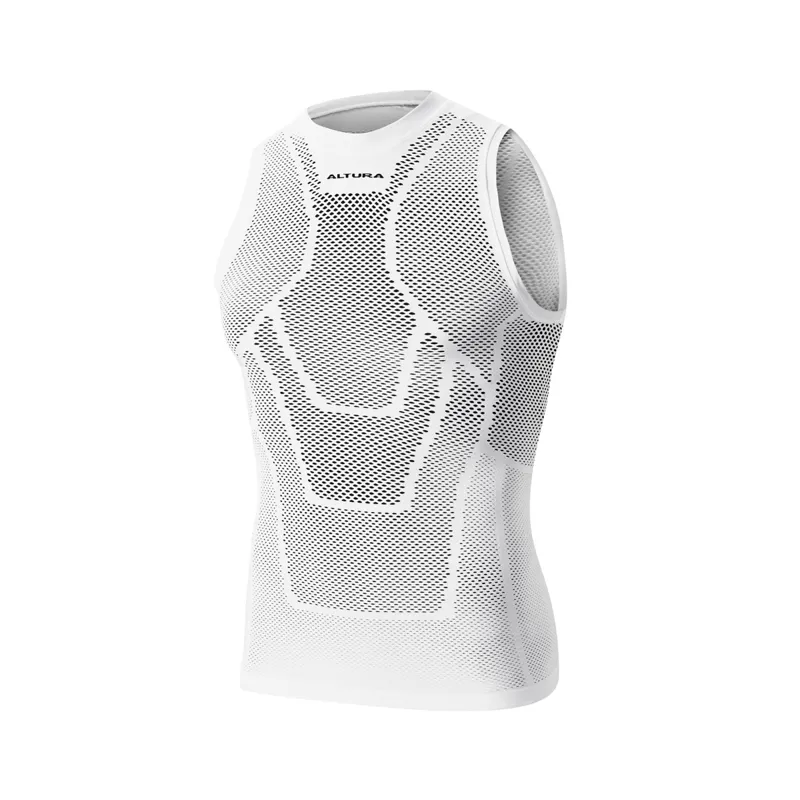 Altura Dry Mesh Vest Base Layer - White
