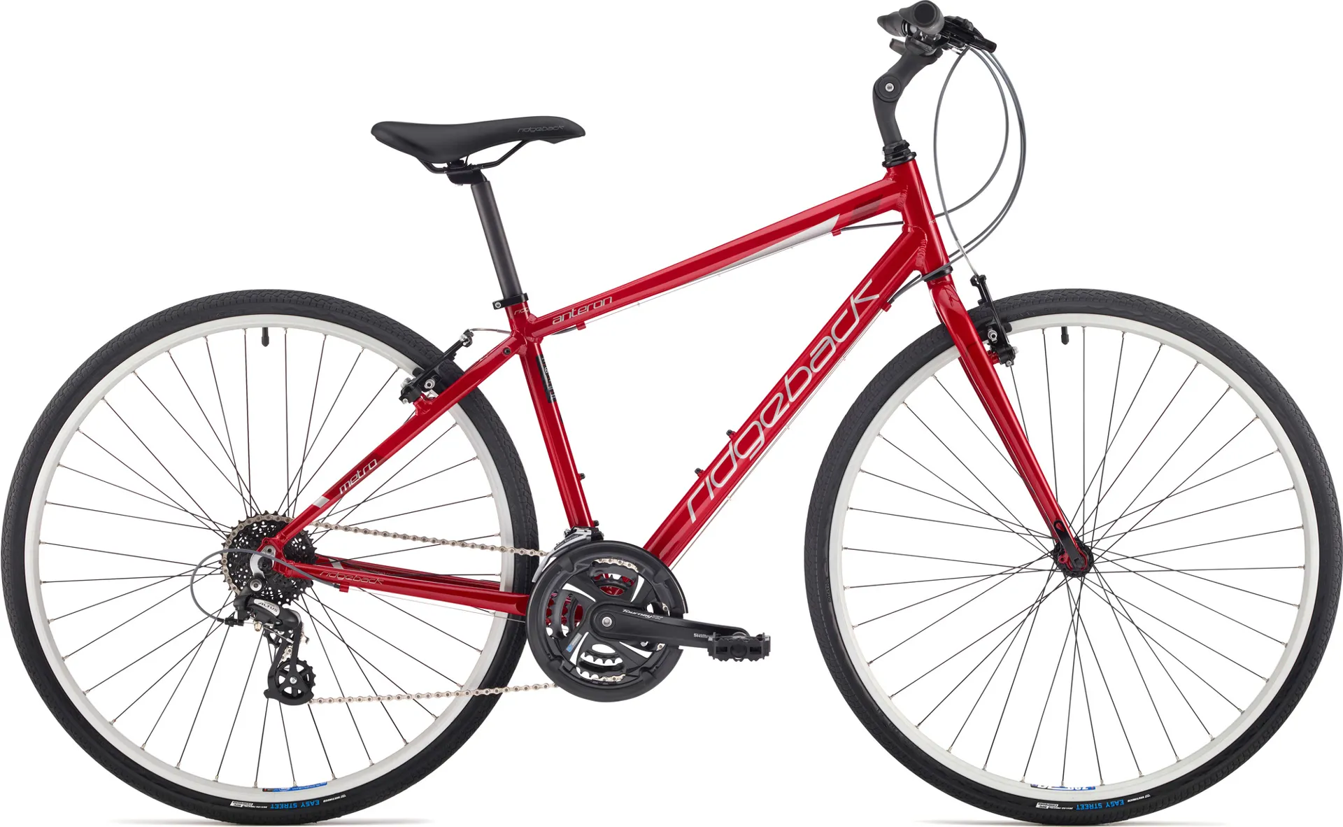 Ridgeback Anteron 2018 Hybrid Bike - Red