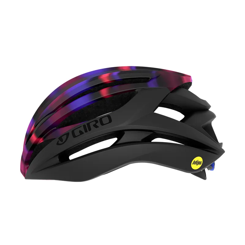 Giro Seyen MIPS Womens Road Helmet - Matte Black/Electric Purple