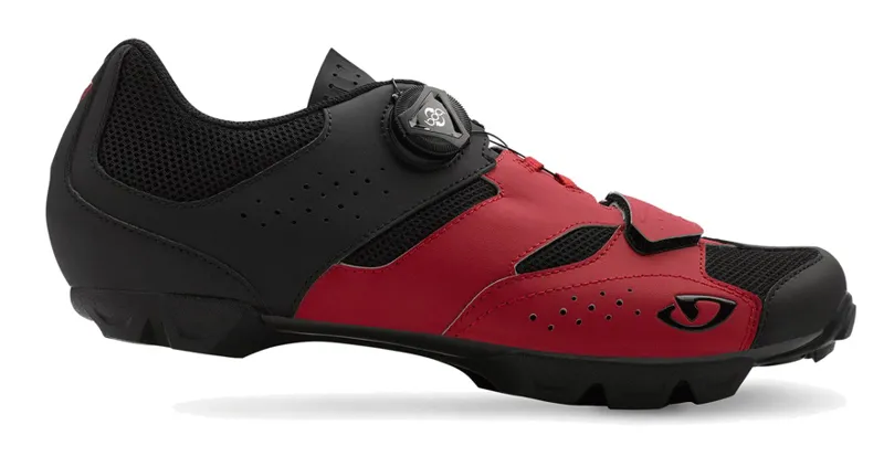 Giro Cylinder MTB Shoes - Dark Red/Black