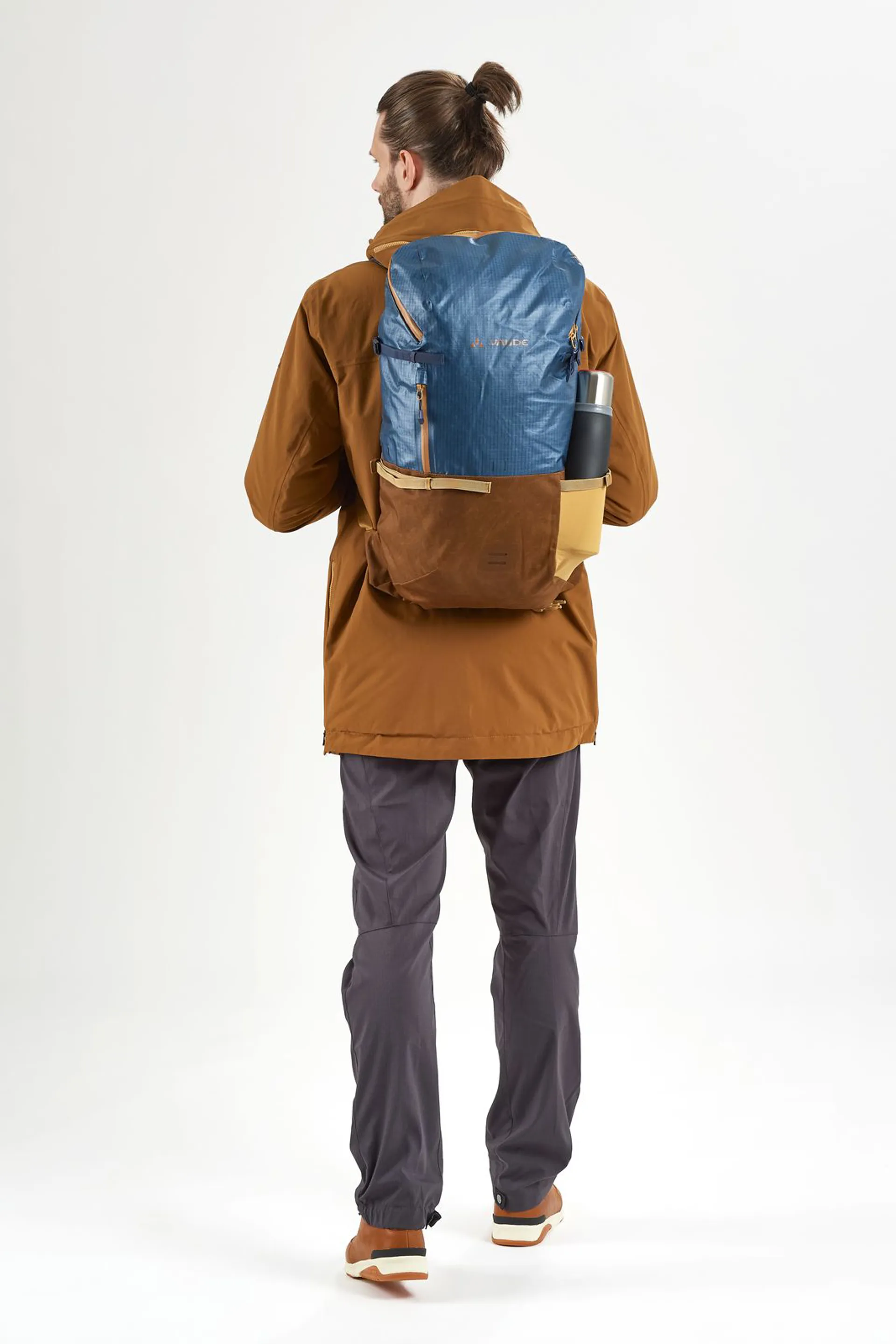 Vaude CityGo 14L Backpack - Baltic Sea Blue/Brown