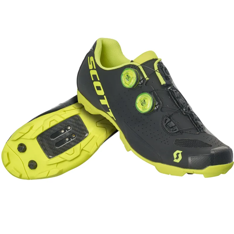 Scott MTB RC MTB Shoes Matt Black Sulphur Yellow