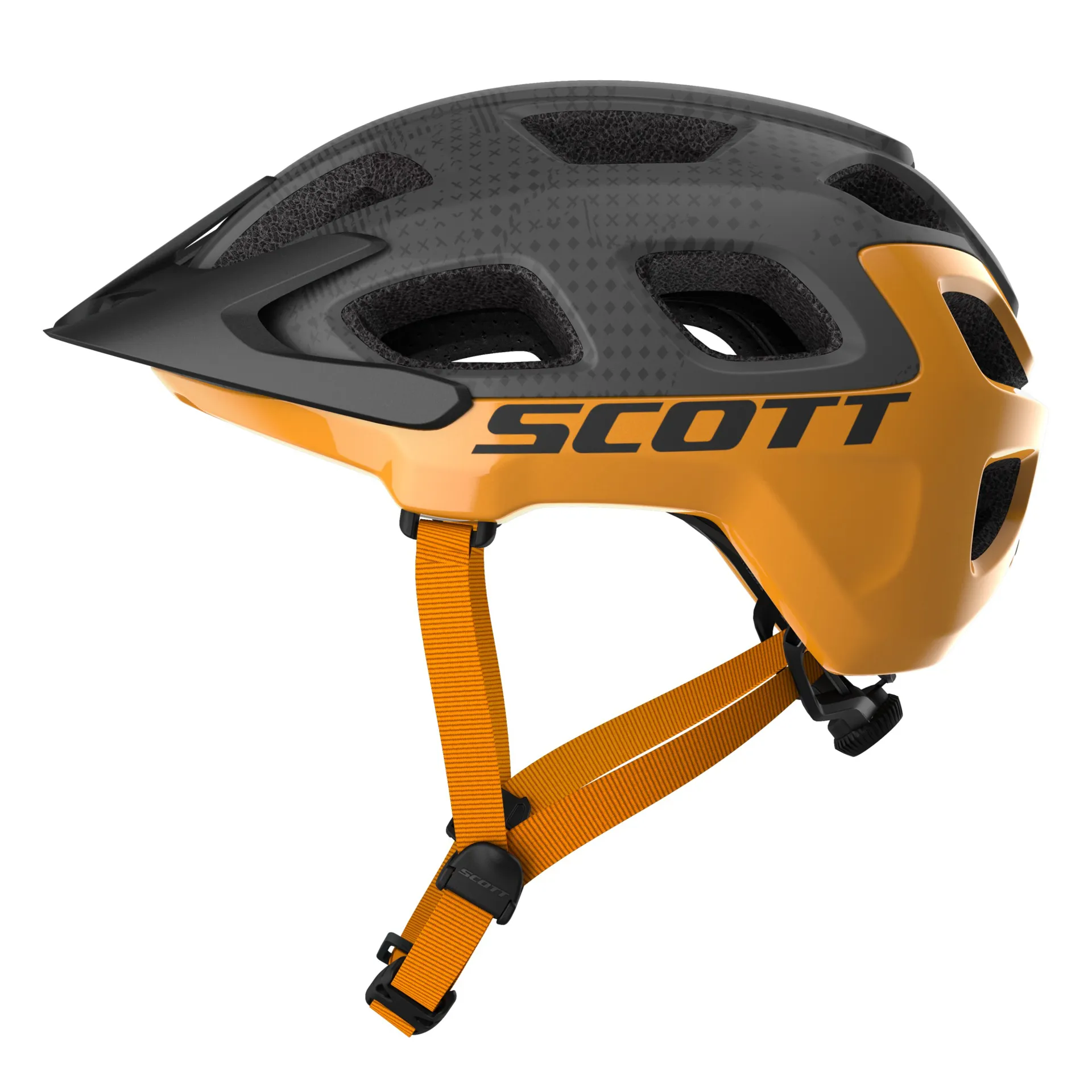 Scott Vivo Plus CE MTB Helmet - Dark Grey/Fire Orange