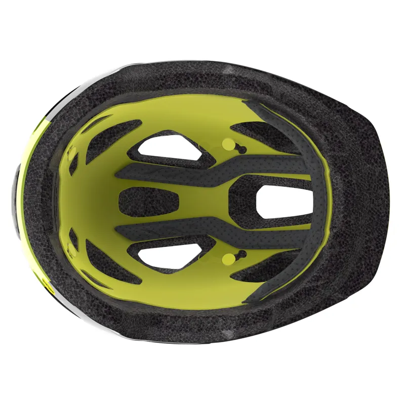 Scott Spunto Junior Plus CE Helmet - Black/Radium Yellow RC