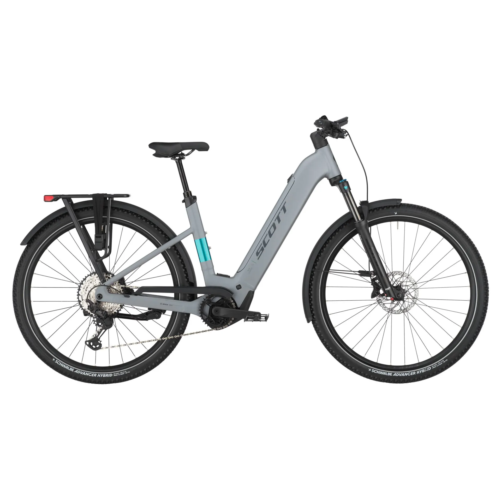 Scott Axis eRide 10 Wave 2025 Electric Hybrid Bike - Bird Grey
