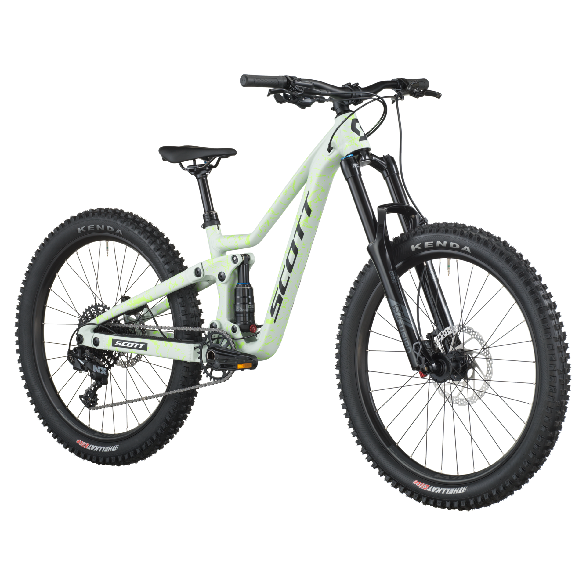 Scott Ransom 400 24w 2026 Kids Full Suspension MTB - Beryl Green