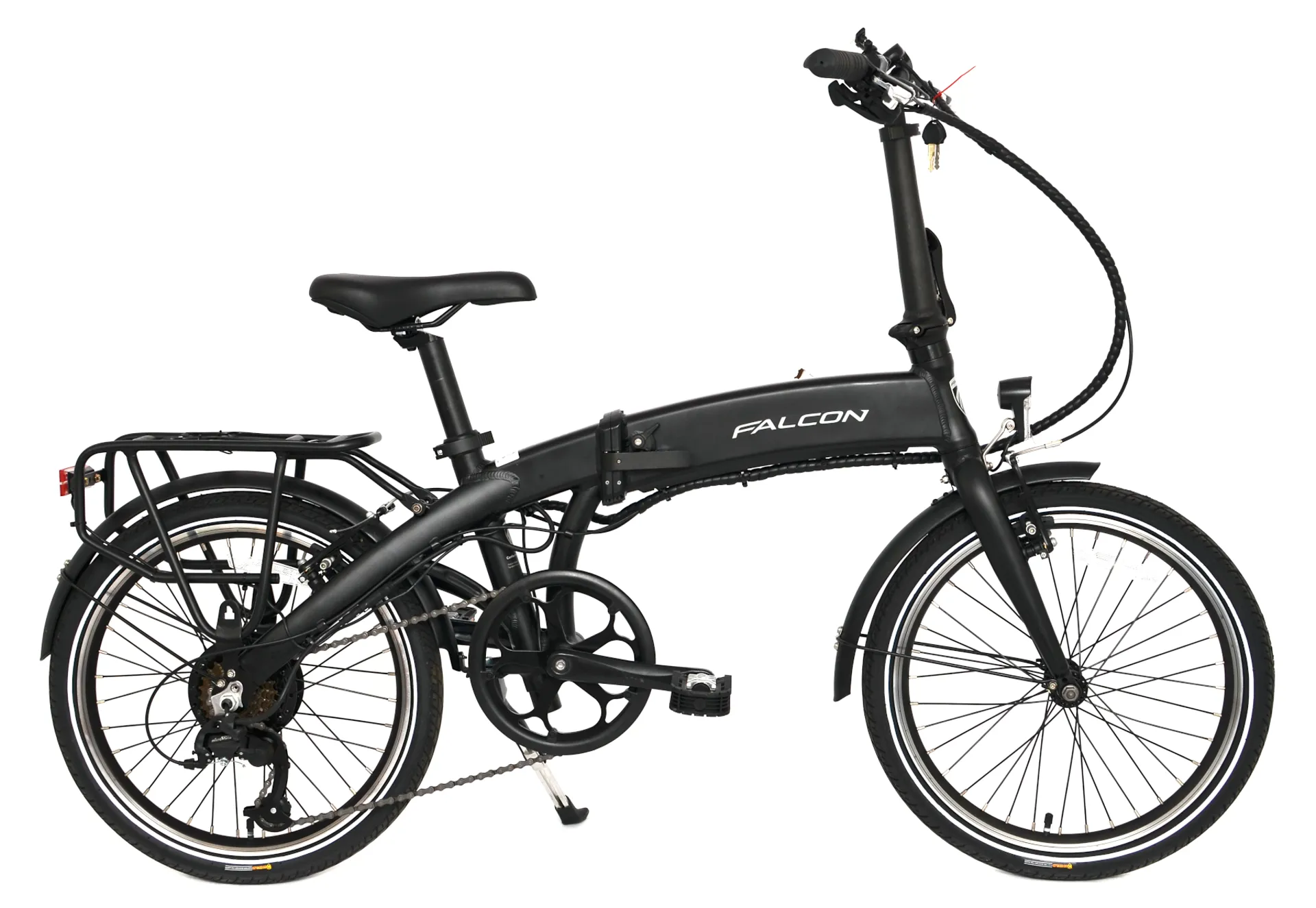 Nearly New Falcon Flow 2024 Electric Folding Bike - Black