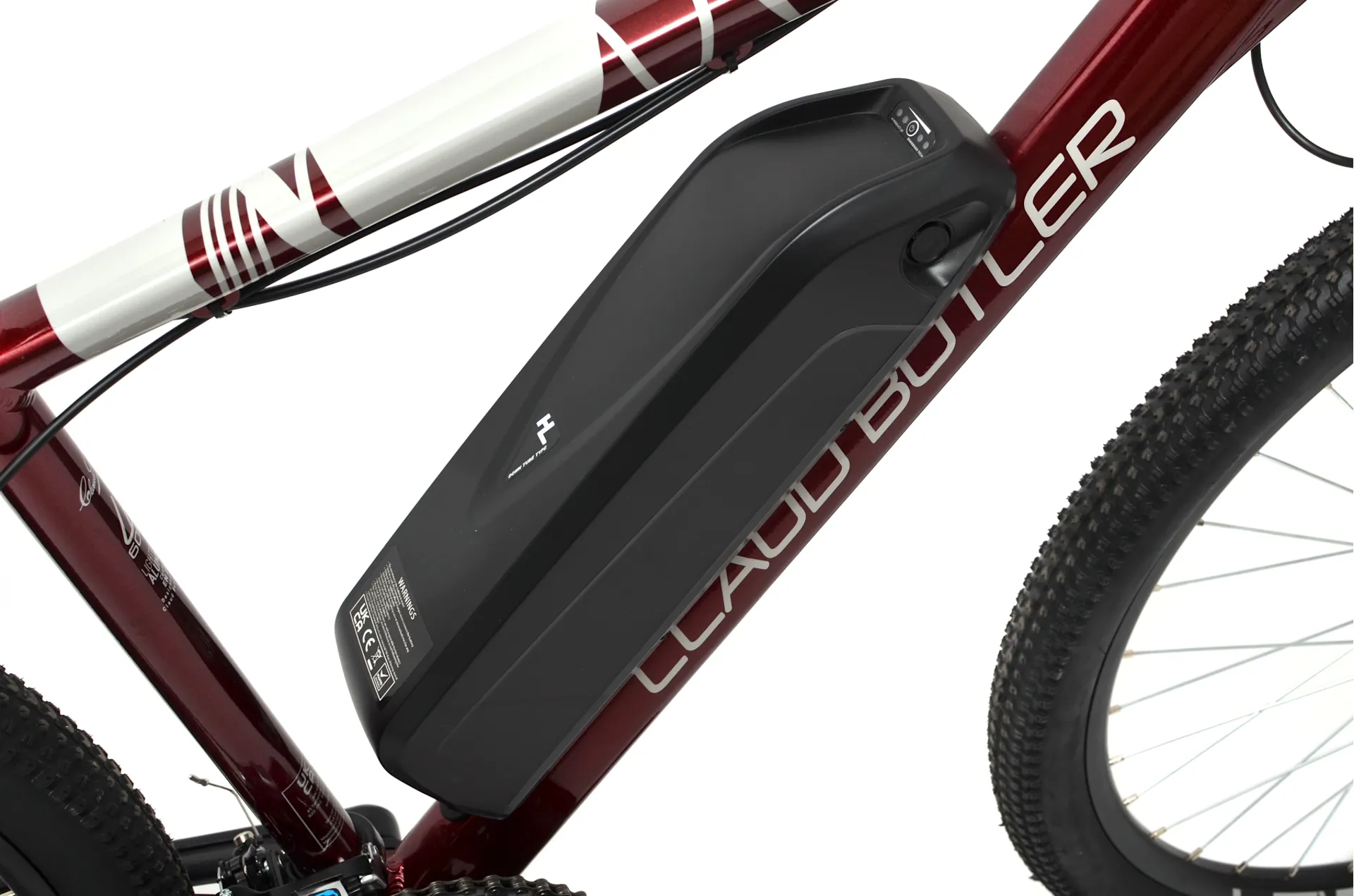 Nearly New Claud Butler Haste E 27.5 2023 Electric MTB - Red - 18 inch