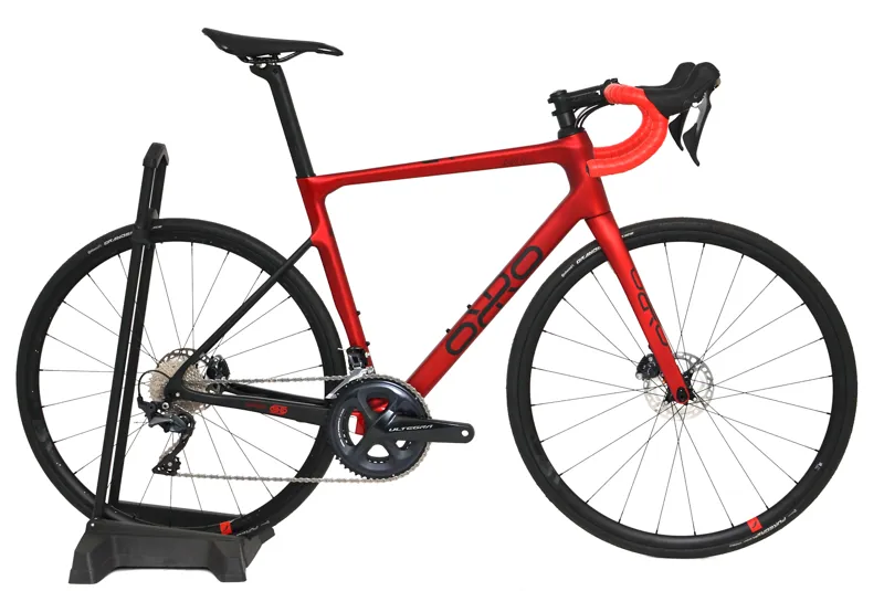 Custom Nearly New Orro Gold Evo Ultegra 2025 Carbon Road Bike 51cm Medium Red Black