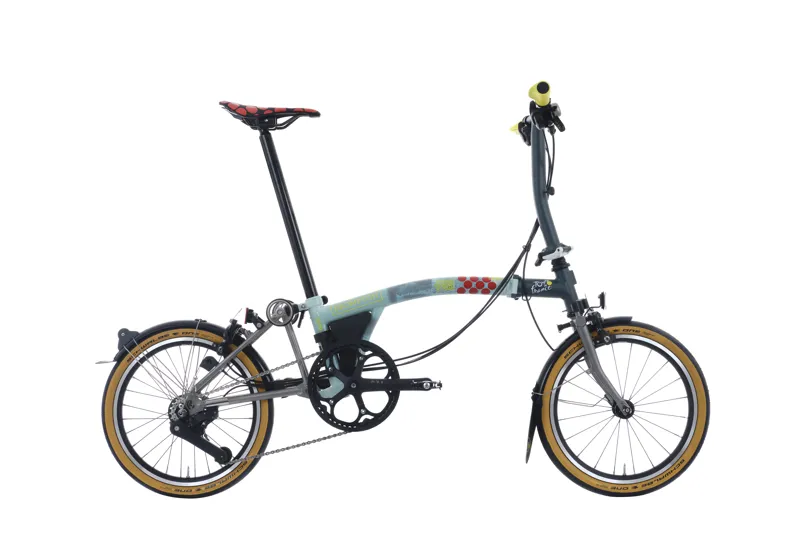 Brompton x Tour de France P Line 2025 Folding Bike - Sprinters Light Green
