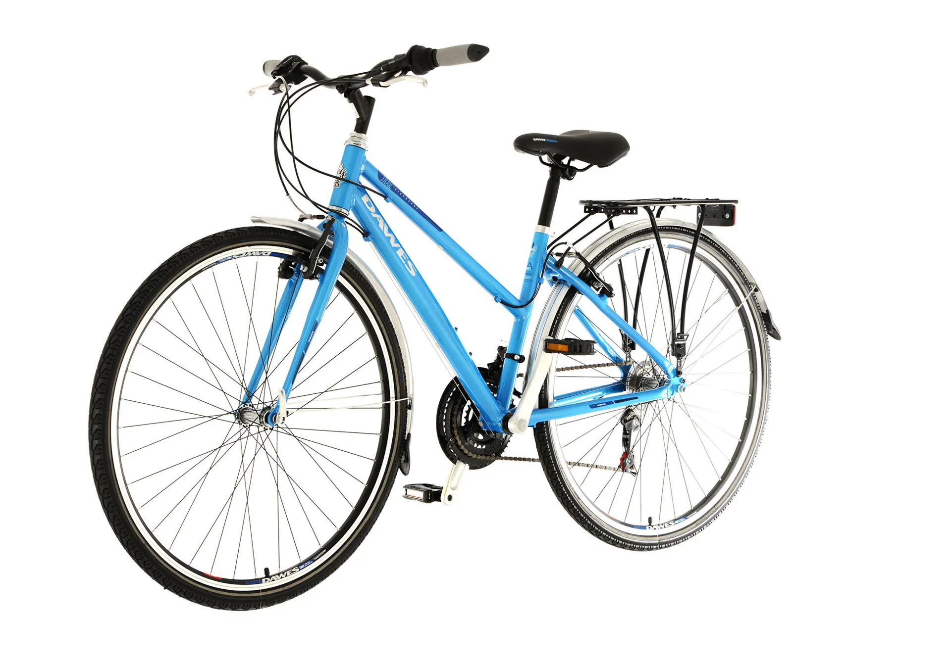 Dawes Discovery Trail EQ Women's 2023 Hybrid Bike - Blue