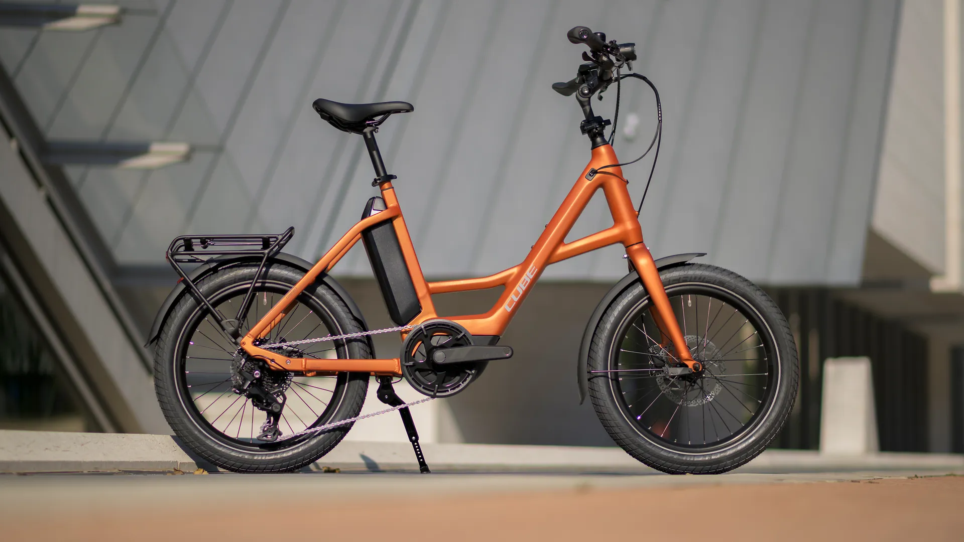 Cube Compact Hybrid 545wh 2026 Electric Hybrid Bike - Rustorange