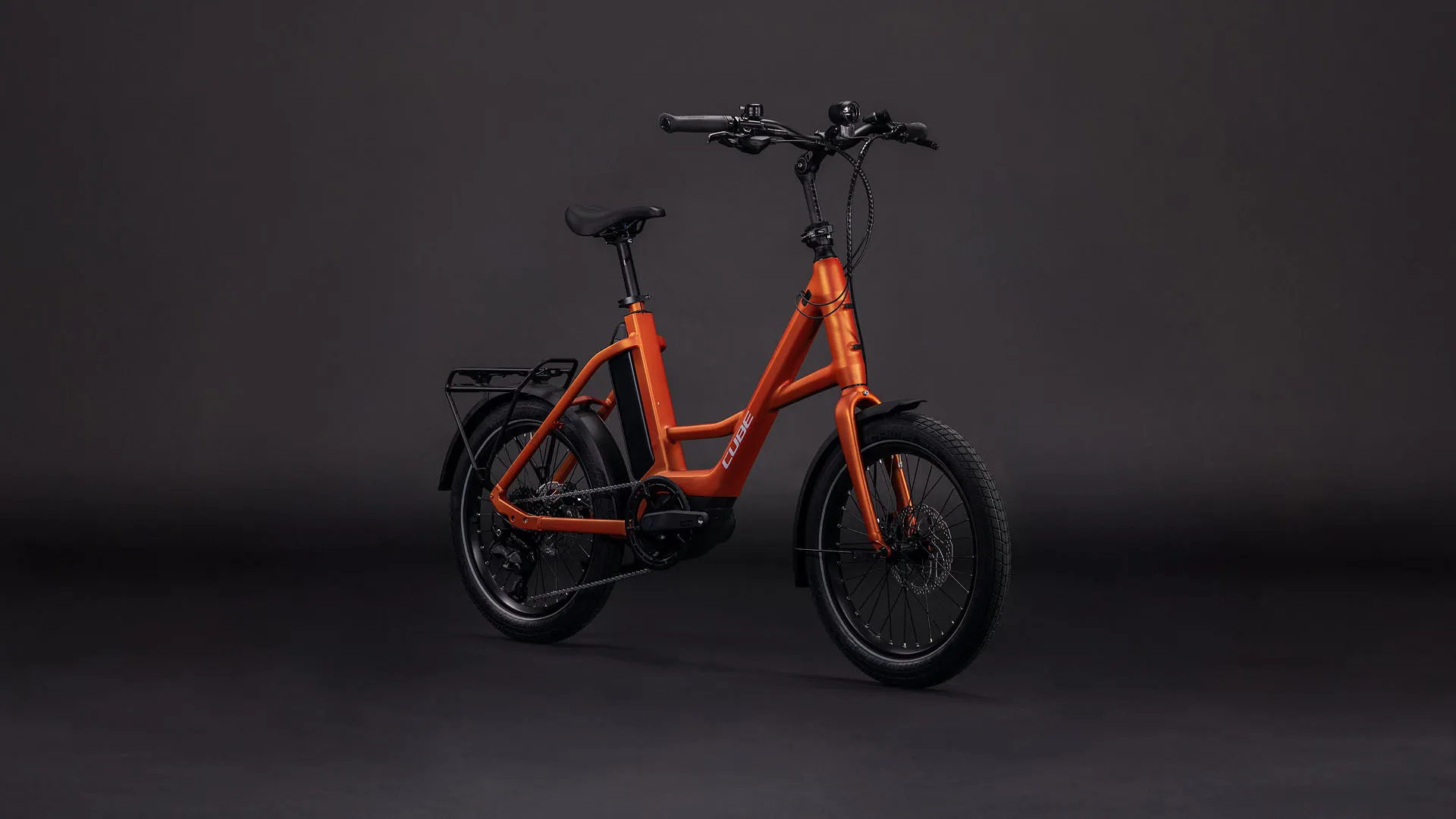 Cube Compact Hybrid 545wh 2026 Electric Hybrid Bike - Rustorange
